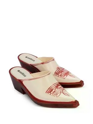 Melissa Embroidered Mules