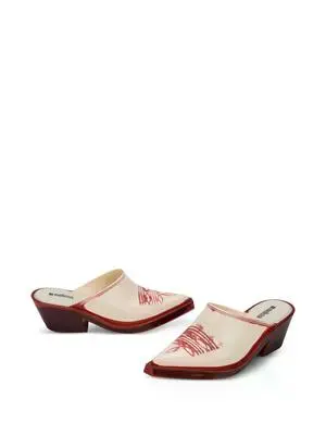 Melissa Embroidered Mules