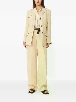 Max Mara Linen Trousers - Neutrals