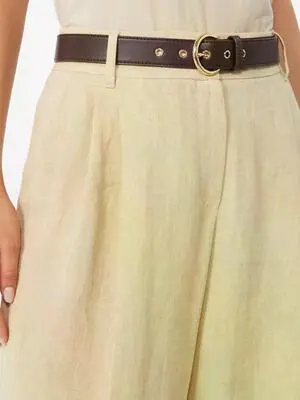 Max Mara Linen Trousers - Neutrals