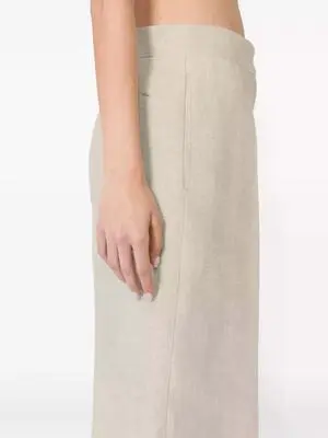 Max Mara Palazzo Linen Trousers