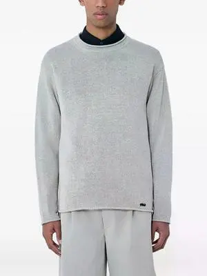 MOOS STUDIO Ribbed Knit Crewneck Sweater