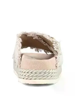 Mou Canvas Criss-cross Sandals