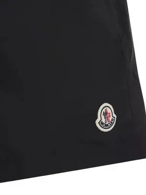 Moncler Two-tone Swim Shorts - Black