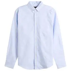 Portuguese Flannel Belavista Button Down Oxford Shirt - Light Blue