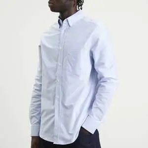 Portuguese Flannel Belavista Button Down Oxford Shirt - Light Blue