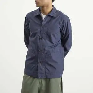 Universal Works Peached Poplin Bakers Overshirt