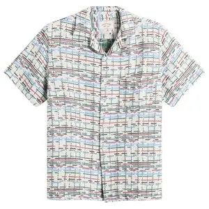Portuguese Flannel Move Vacation Shirt - Ecru Multi