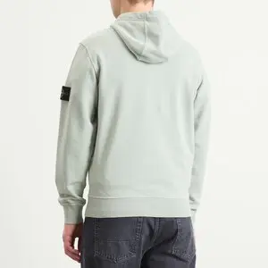 Stone Island Garment-dyed Hoodie - Sage