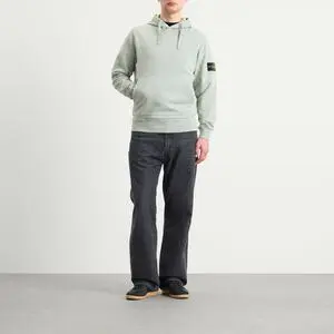 Stone Island Garment-dyed Hoodie - Sage