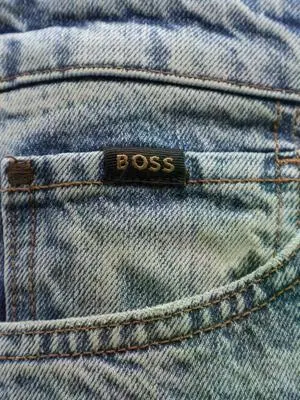 BOSS Straight Leg Jeans - Blue