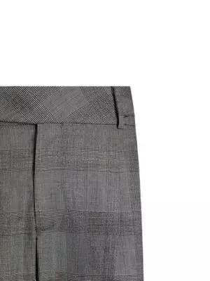 Dolce & Gabbana Glen Plaid Virgin Wool Trousers