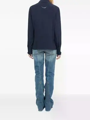 Zadig&Voltaire Thely Long-sleeved Shirt With Ruffled Cuffs