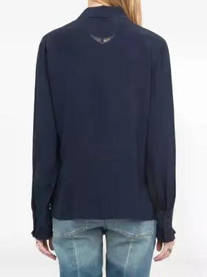 Zadig&Voltaire Thely Long-sleeved Shirt With Ruffled Cuffs