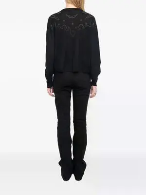 Zadig&Voltaire Swapy Cashmere Sweater With Embellished Detailing