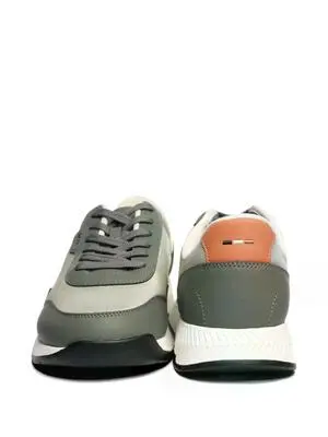 BOSS Low-top Trainers With Textured Uppers And Panelled Design