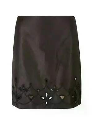 Chloé Cut-out Skirt - Black