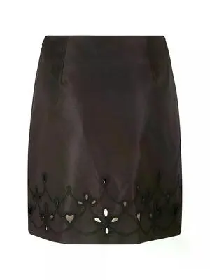 Chloé Cut-out Skirt - Black