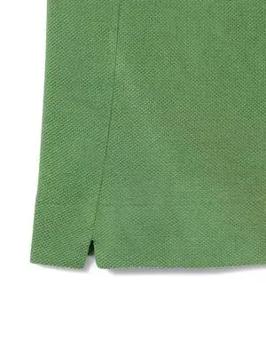 Lacoste L.12.12 Striped Collar Polo Shirt - Green