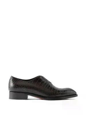 Croc Effect Oxfords For Men