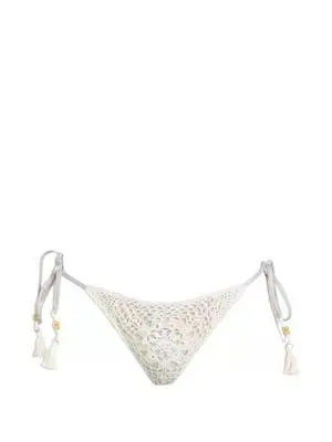 DEL MAAR Lace Bikini Bottom - Neutrals