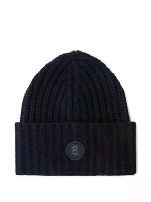 Bogner Kilian Logo-patch Beanie - Blue