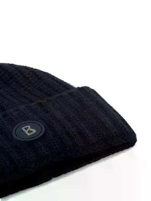 Bogner Kilian Logo-patch Beanie - Blue