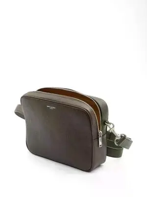 Saint Laurent Small Camera Hammered-leather Messenger Bag