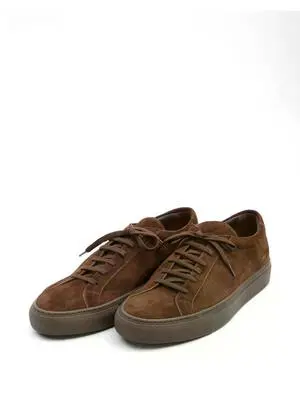 COMMON PROJECTS Achilles Suede Lace-up Sneakers - Brown