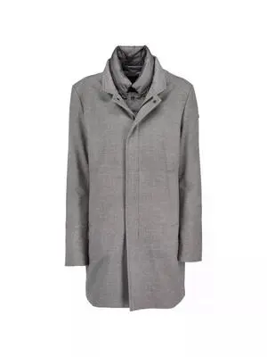 Vintage Hooded Layered Coat