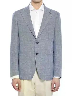 Tagliatore Classic Lapel Two-button Jacket - Blue