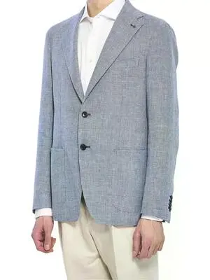 Tagliatore Classic Lapel Two-button Jacket - Blue