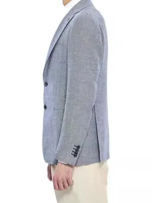 Tagliatore Classic Lapel Two-button Jacket - Blue