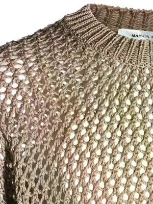 Maison Kitsuné Open-knit Jumper