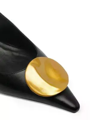 VIC MATIE Baron Slingback Pumps - Black