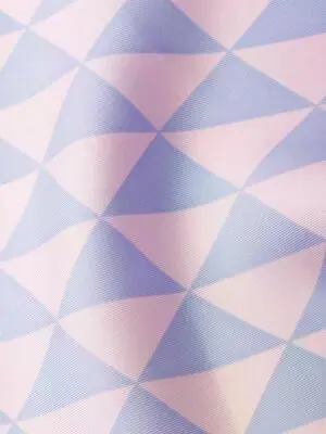 Prada Printed Silk Twill Scarf 90x90 - Pink