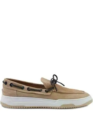 Paul & Shark Yacht Club Suede Lace-up Loafers