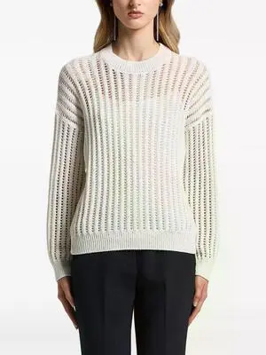 Peserico Sequin Embellished Cordonet Knit Sweater