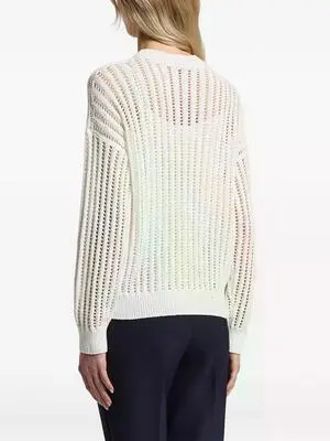 Peserico Sequin Embellished Cordonet Knit Sweater