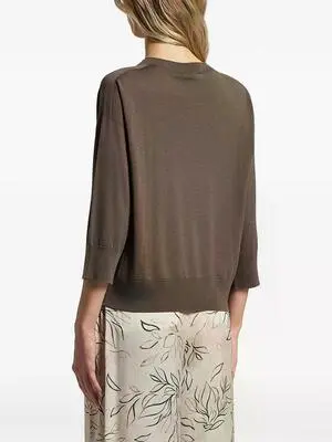 Peserico Wool Yarn Knit Sweater
