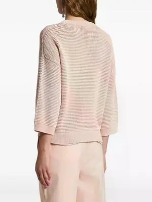 Peserico Cotton Sweater With Pocket