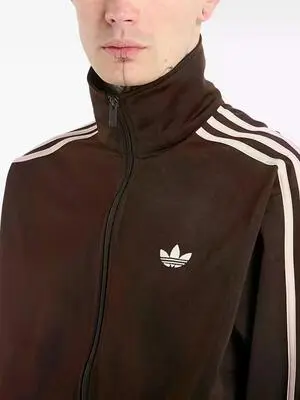 Adidas Firebird Zip-up Sweatshirt - Brown