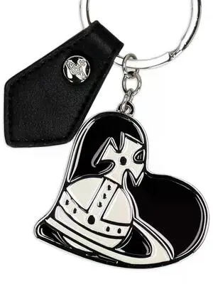 VIVIENNE WESTWOOD Orb Heart-charm Keyring