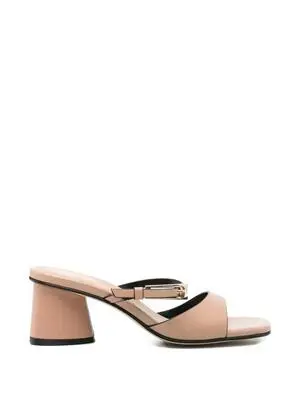 DONNARÌ Leather Buckle Strap Sandals