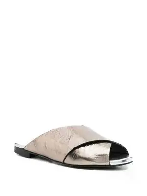 DONNARÌ Crossover Leather Sandals