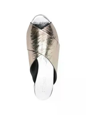 DONNARÌ Crossover Leather Sandals