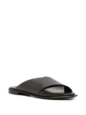 DONNARÌ Crossover Leather Sandals