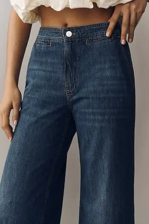 PILCRO Erie Mid-rise Wide-leg Jeans