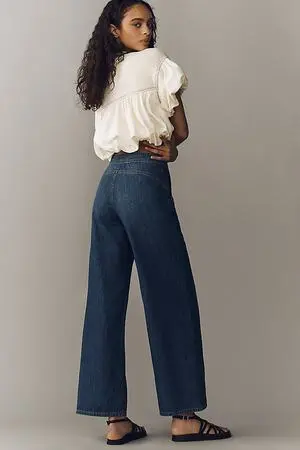 PILCRO Erie Mid-rise Wide-leg Jeans
