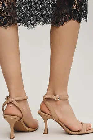 SILENT D Sari Ankle Strap Heeled Sandals